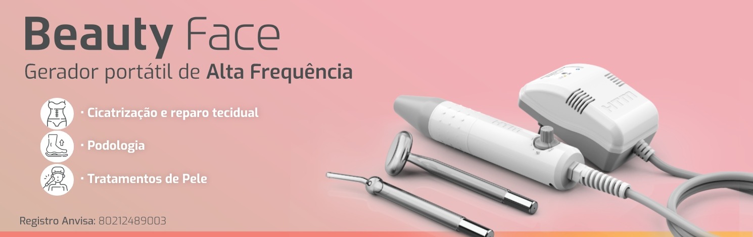 Novo Beauty Face HTM - Aparelho de Alta Frequência Portátil | BCMED