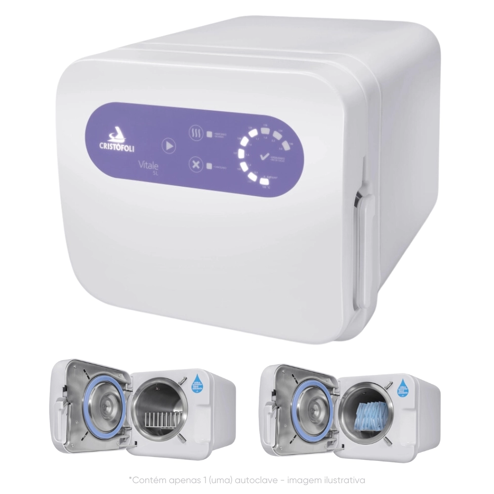 Autoclave Vitale 5 Litros para Esterilização - Cristófoli | BCMED