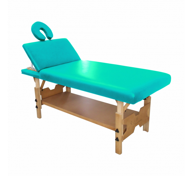 Maca para Massagem Fixa Bali Spa Reclinável - BCMED - Verde Claro | BCMED