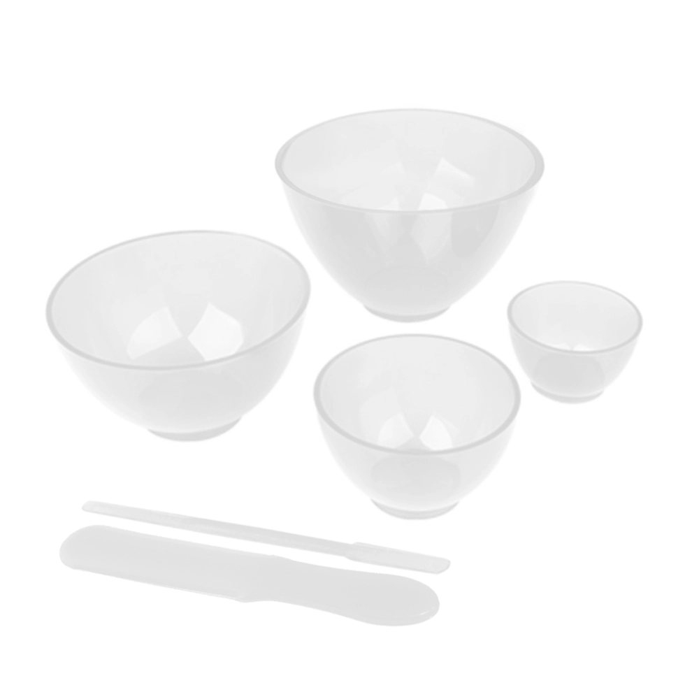 Kit com 4 Cubetas e 2 Espátulas - Translúcido - Estek | BCMED