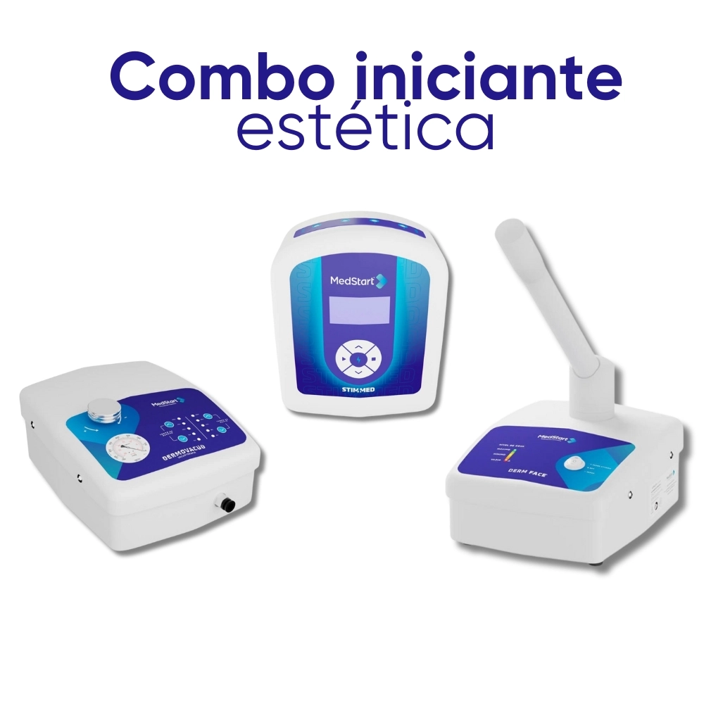 Kit Iniciante para Esteticista - Derm Face + Stim Med + Dermovácuo ...