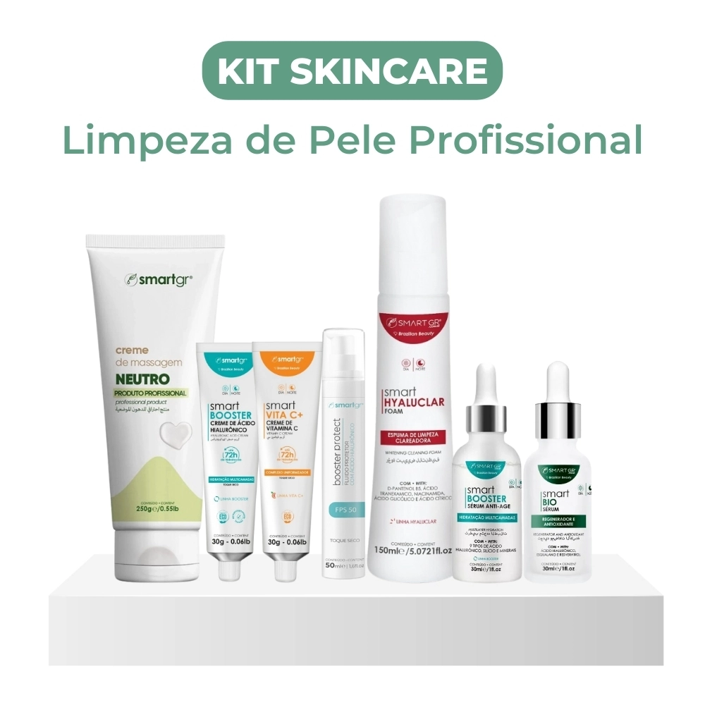 Kit Skincare Limpeza de Pele Profissional - Smart GR | BCMED