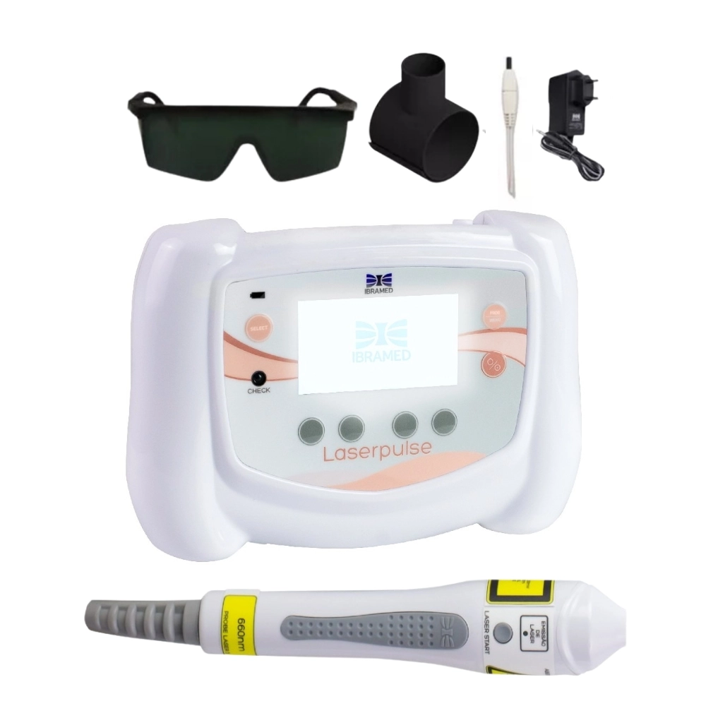Laserpulse Portable + Caneta de Laser Vermelho 660nm - Ibramed | BCMED