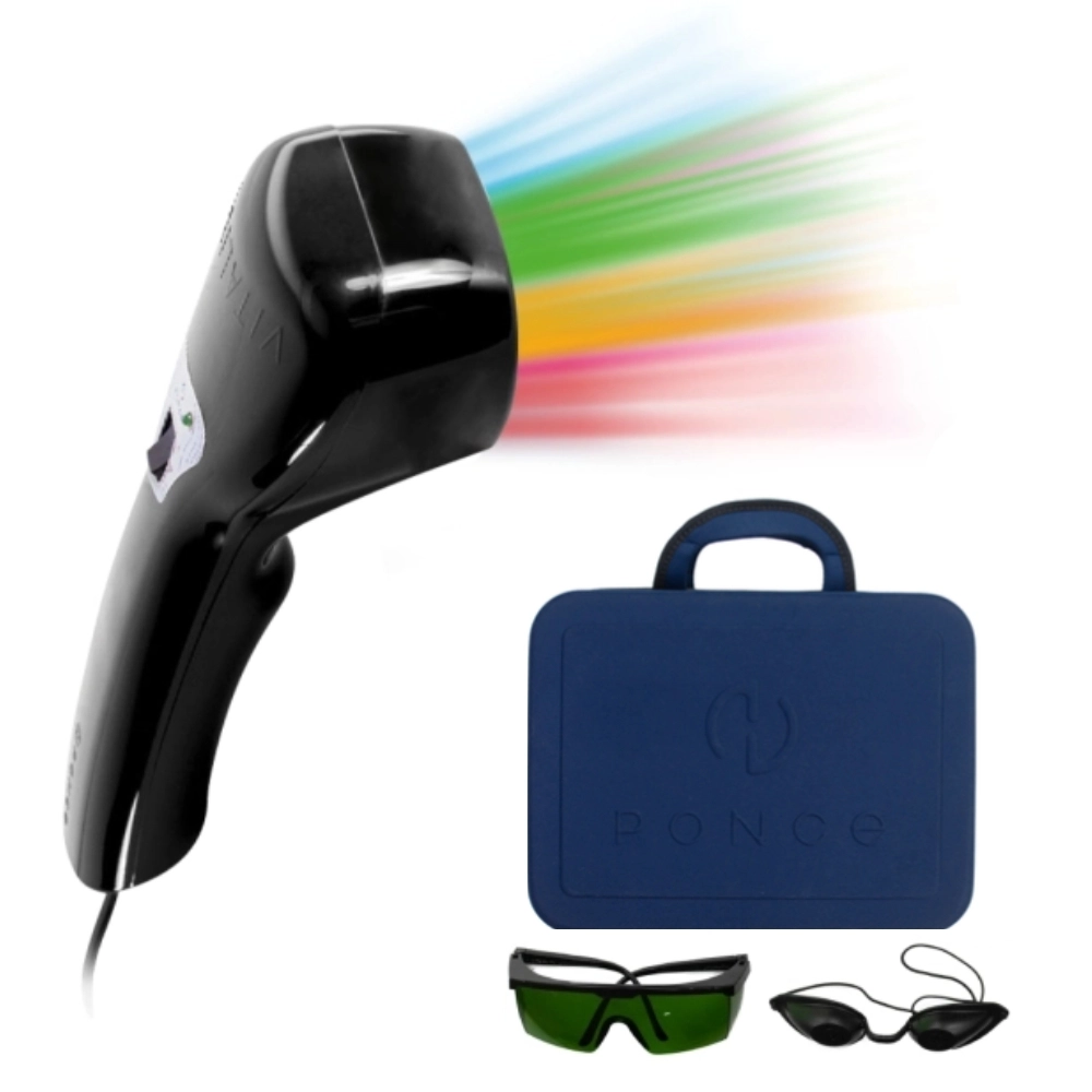 Novo Vitality Plus Preto - Aparelho para Fototerapia com 4 Novo Vitality Plus Preto - Aparelho para Fototerapia com 4